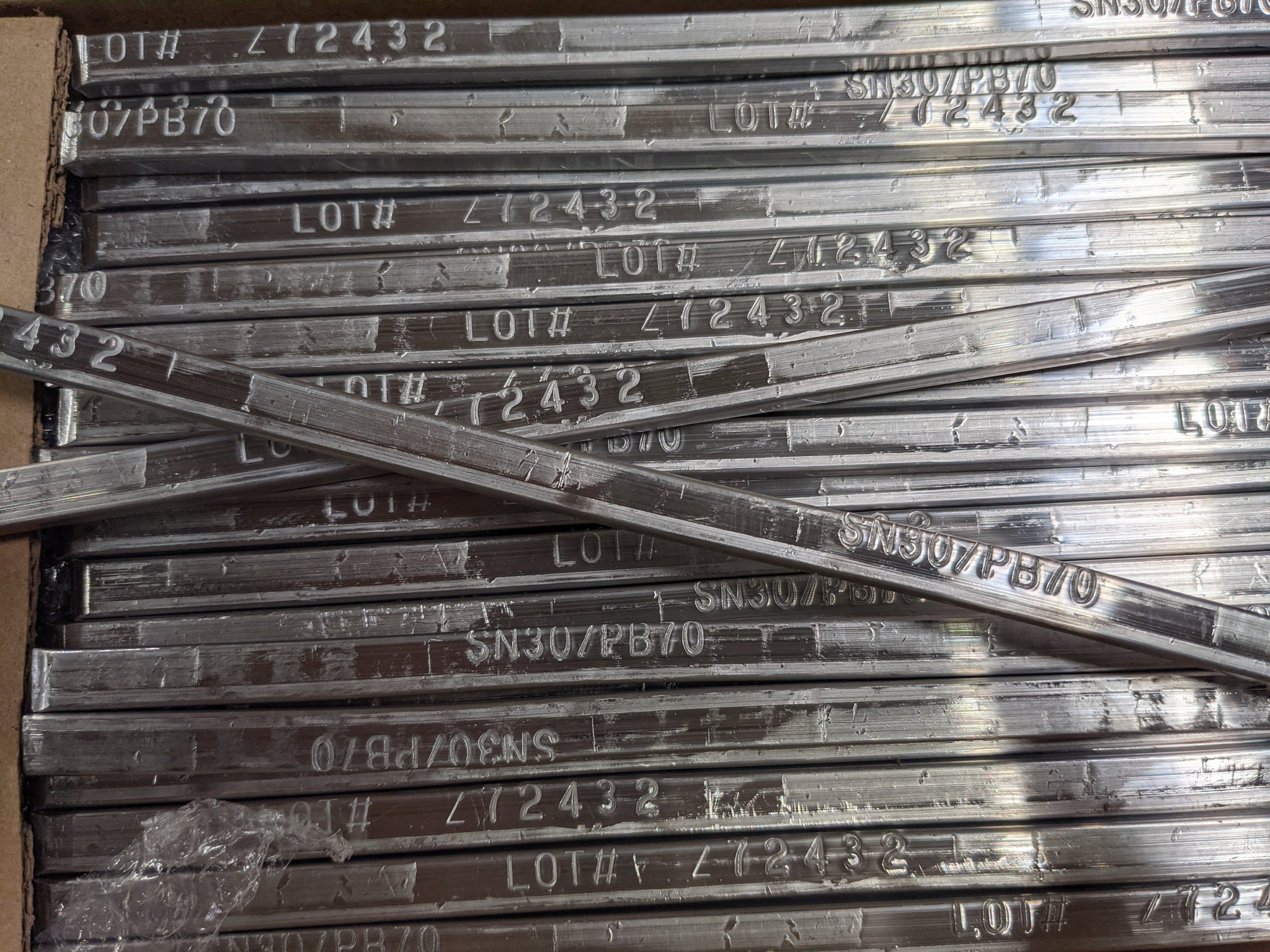Sn30/Pb70 Tin & Lead Solder Bars | Stellar Technical Products